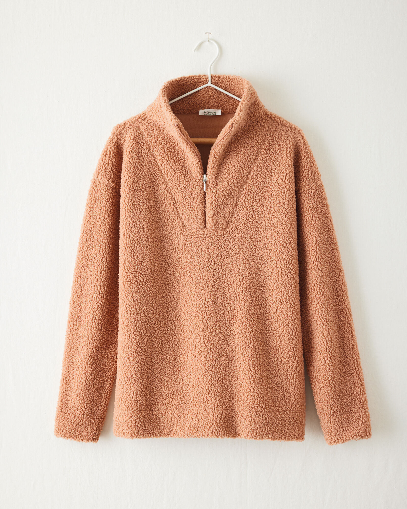 Sherpa Half-Zip Pullover | Haven Well Within