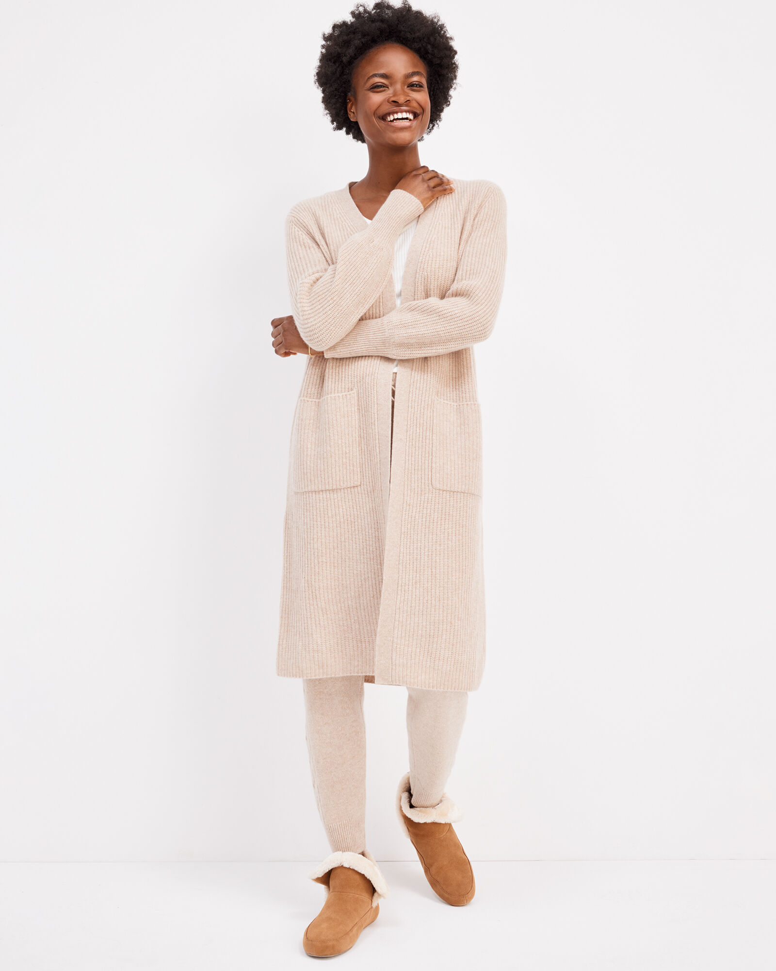 Cashmere Puff Sleeve Duster | Haven Well Within
