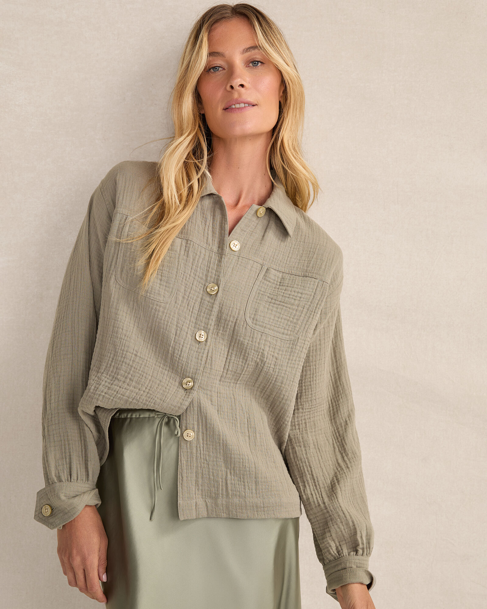 Organic Cotton Gauze Jacket | Haven Well Within