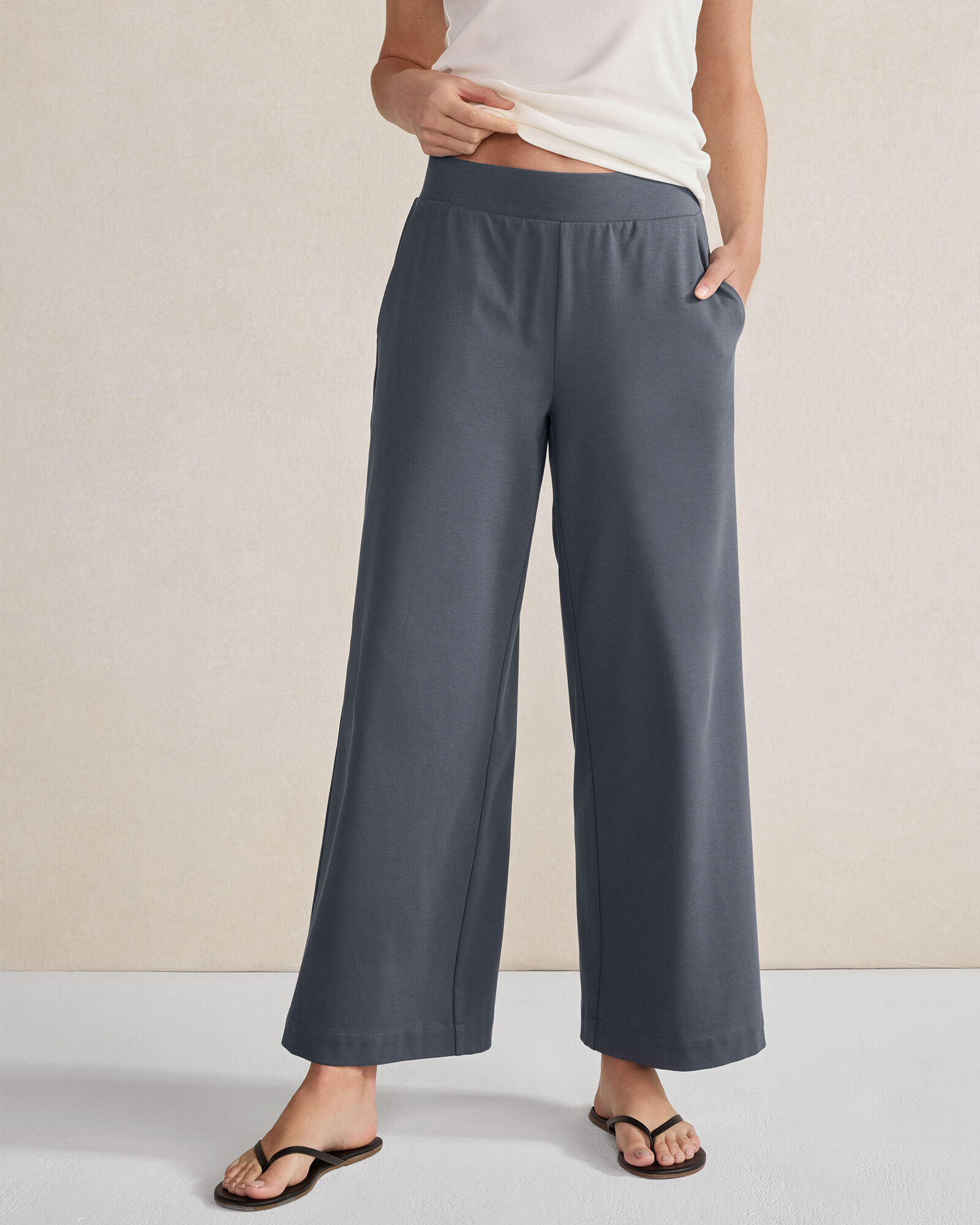 Polished Lounge Wide Leg Pants Haven Well Within
