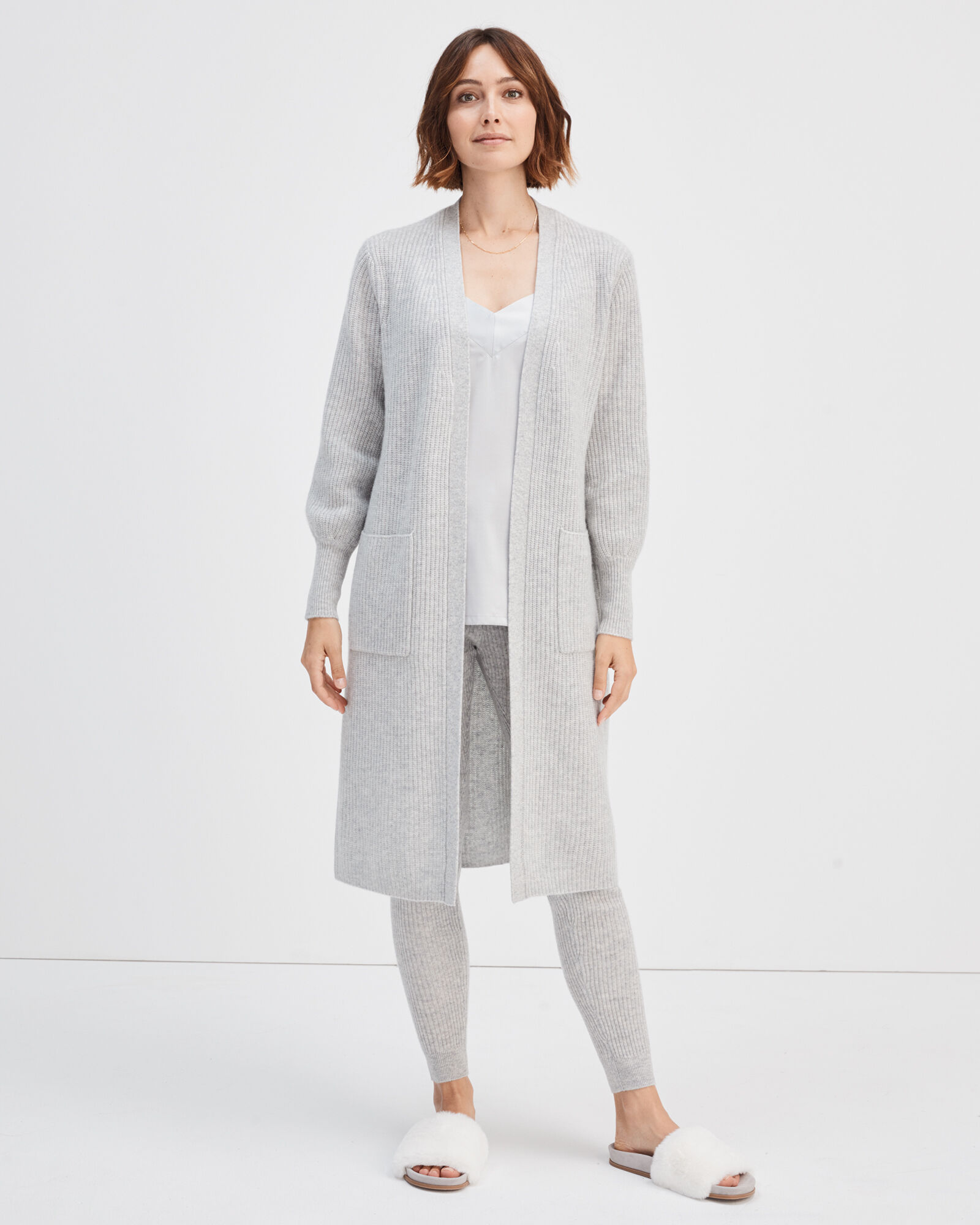 Cashmere Puff Sleeve Duster | Haven Well Within
