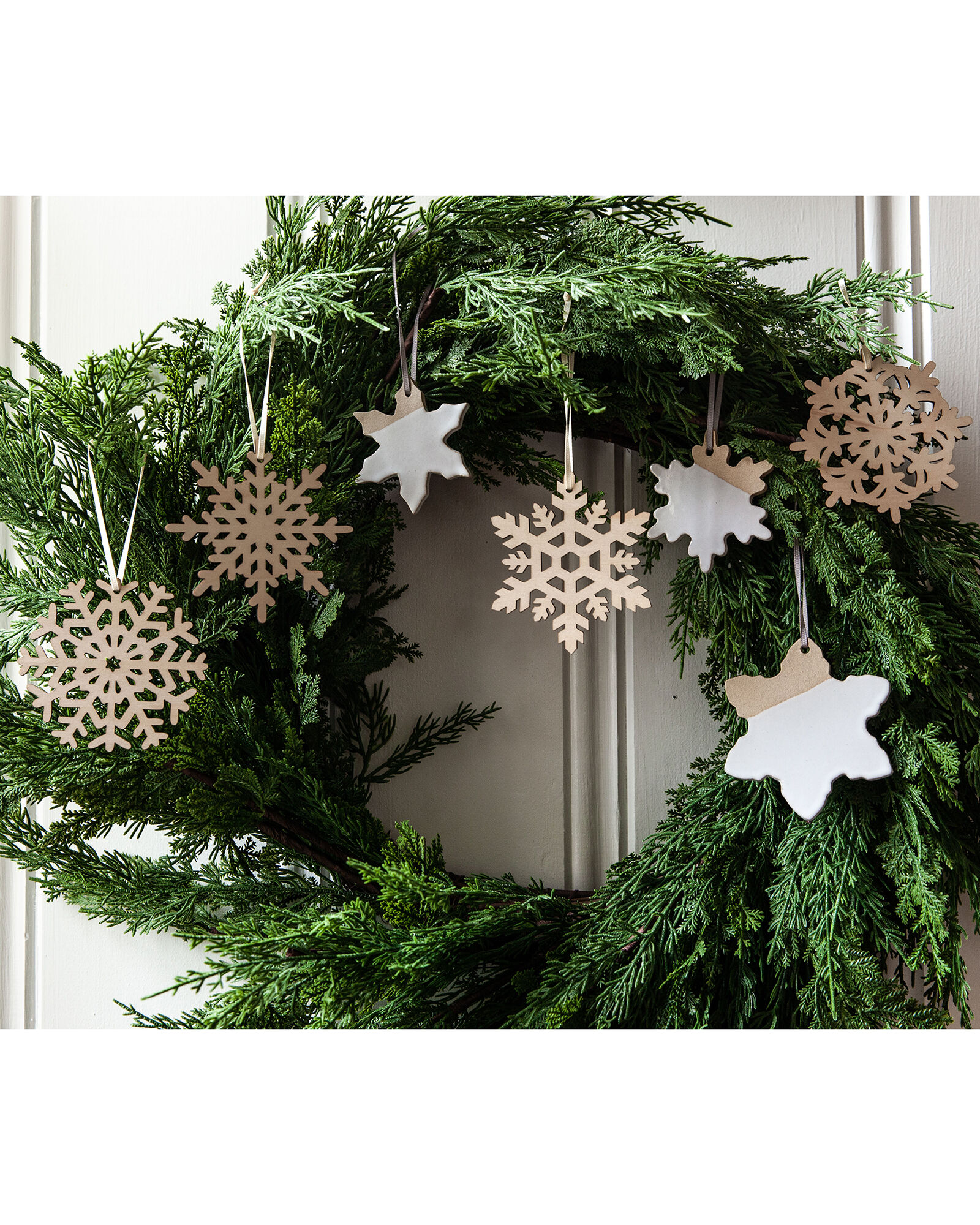 Farmhouse Pottery Vermont Flurry Ornament Set | Haven Well Within Farmhouse Pottery Vermont Flurry Ornament Set | Haven Well Within
