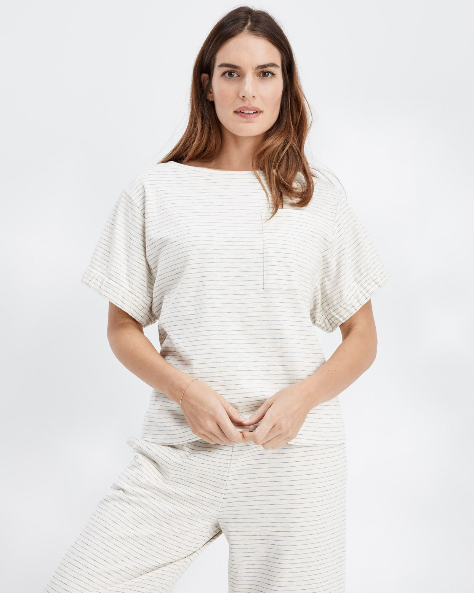 Short Sleeve Gathered Cuff Top | Haven Well Within