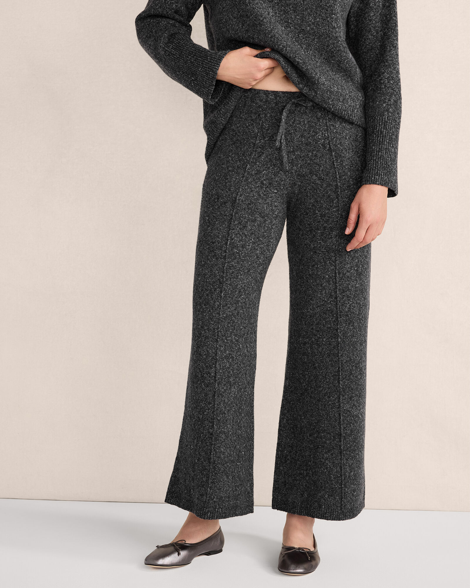 Organic Cotton Pintuck Wide Leg Pants | Haven Well Within