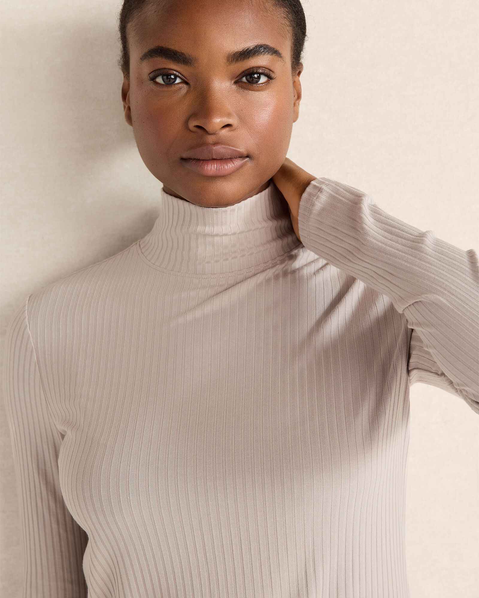 Wide Rib Modal Turtleneck | Haven Well Within