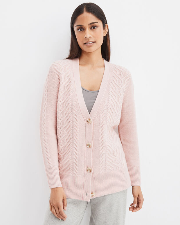 Cashmere Cable Knit Cardigan | Haven Well Within