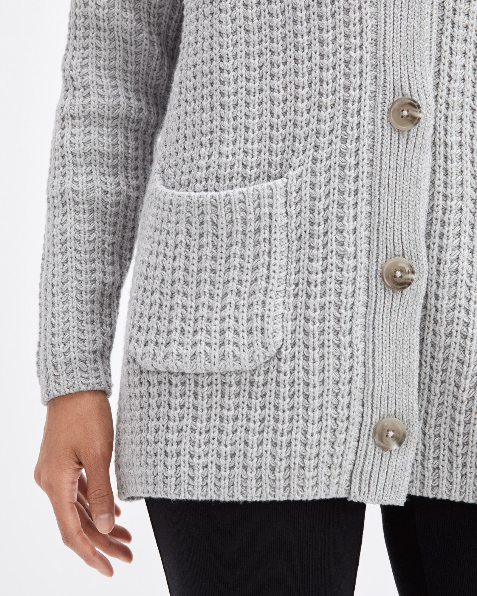 Organic Cotton Crochet Cardigan | Haven Well Within