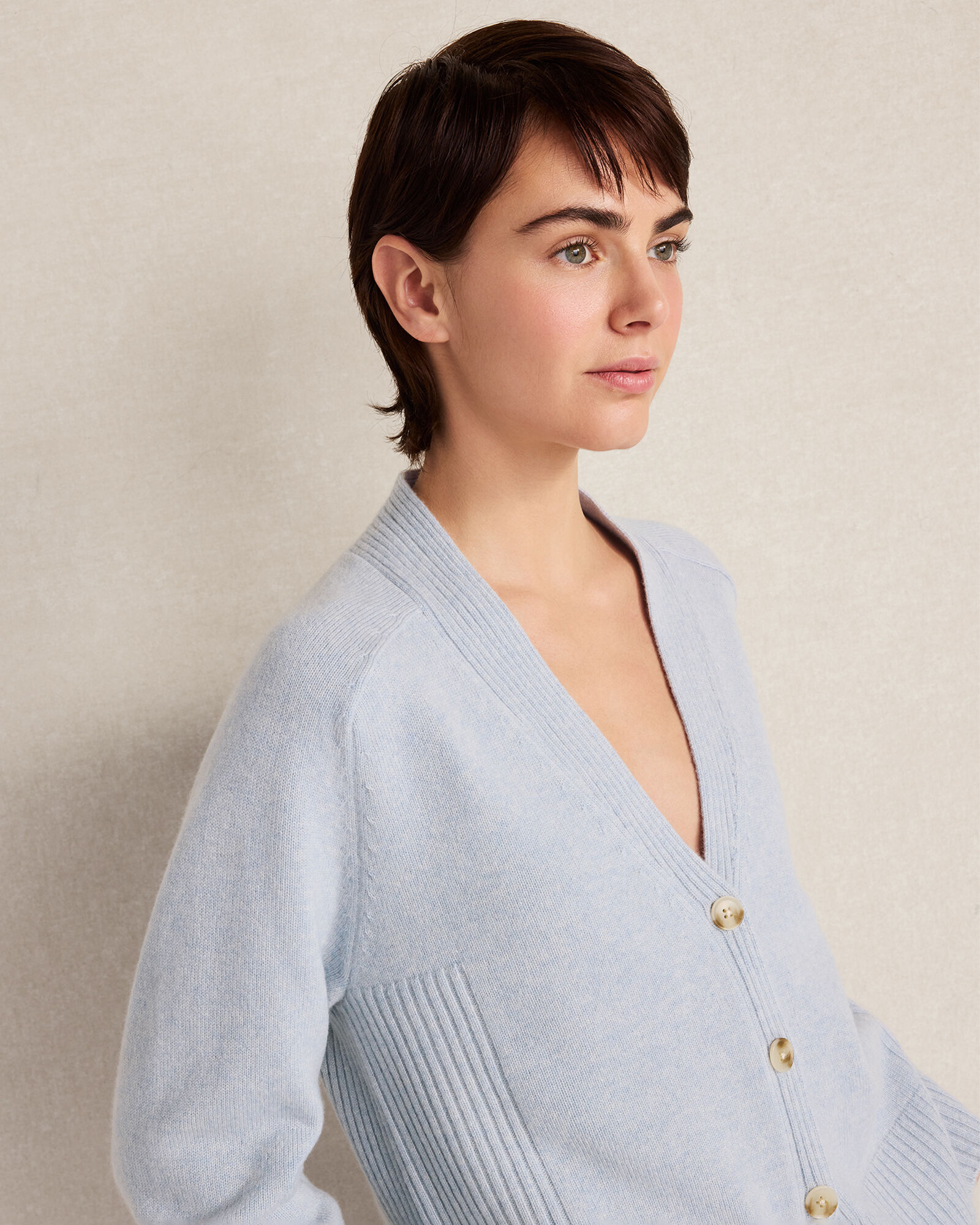 Cashmere Saddle Shoulder Cardigan | Haven Well Within