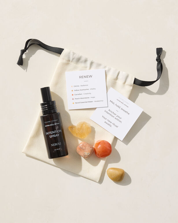 Cleanse Gourmet x Haven Well Within 'Renew' Intention Crystal Kit ...