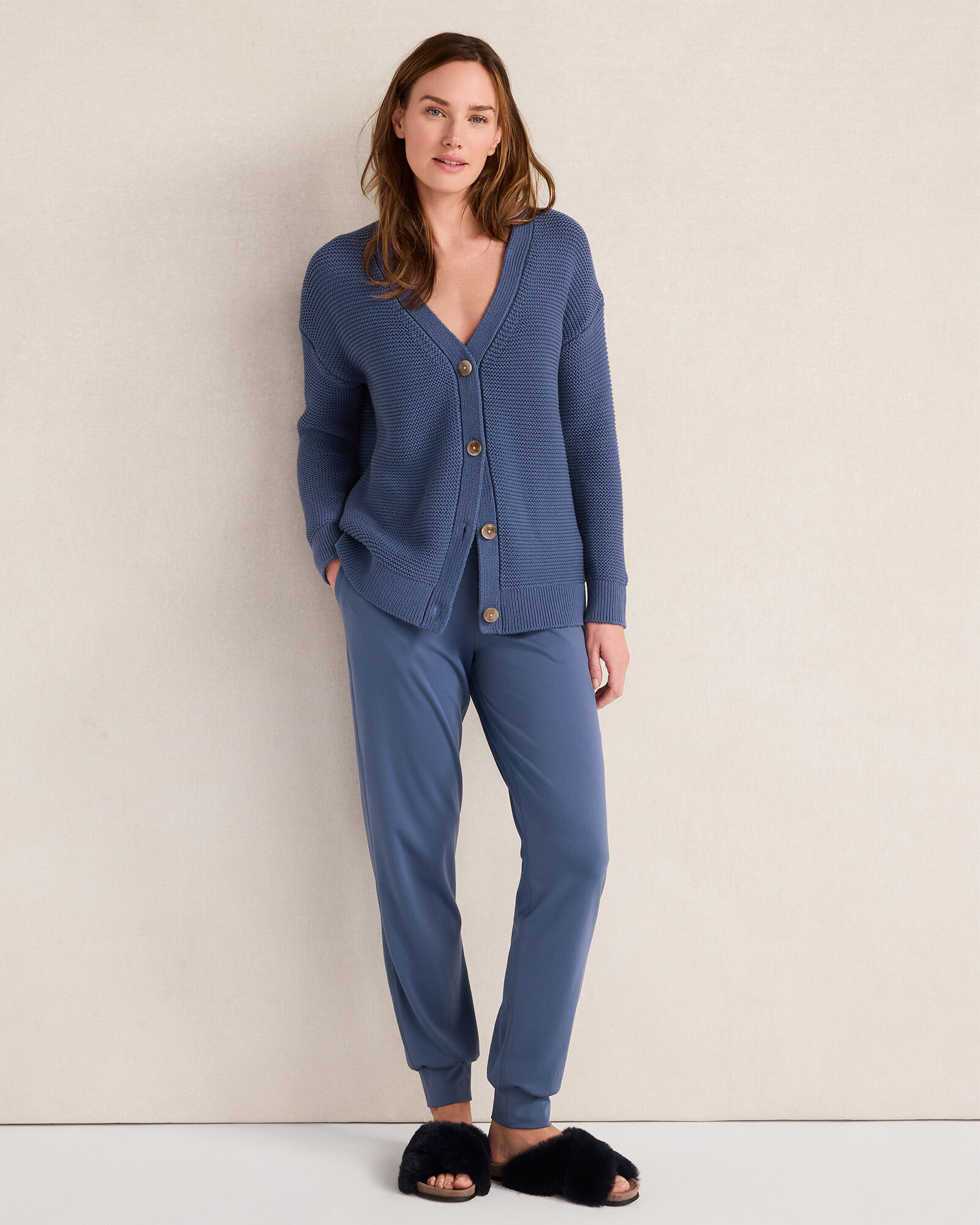 Organic Cotton Link Stitch Cardigan | Haven Well Within