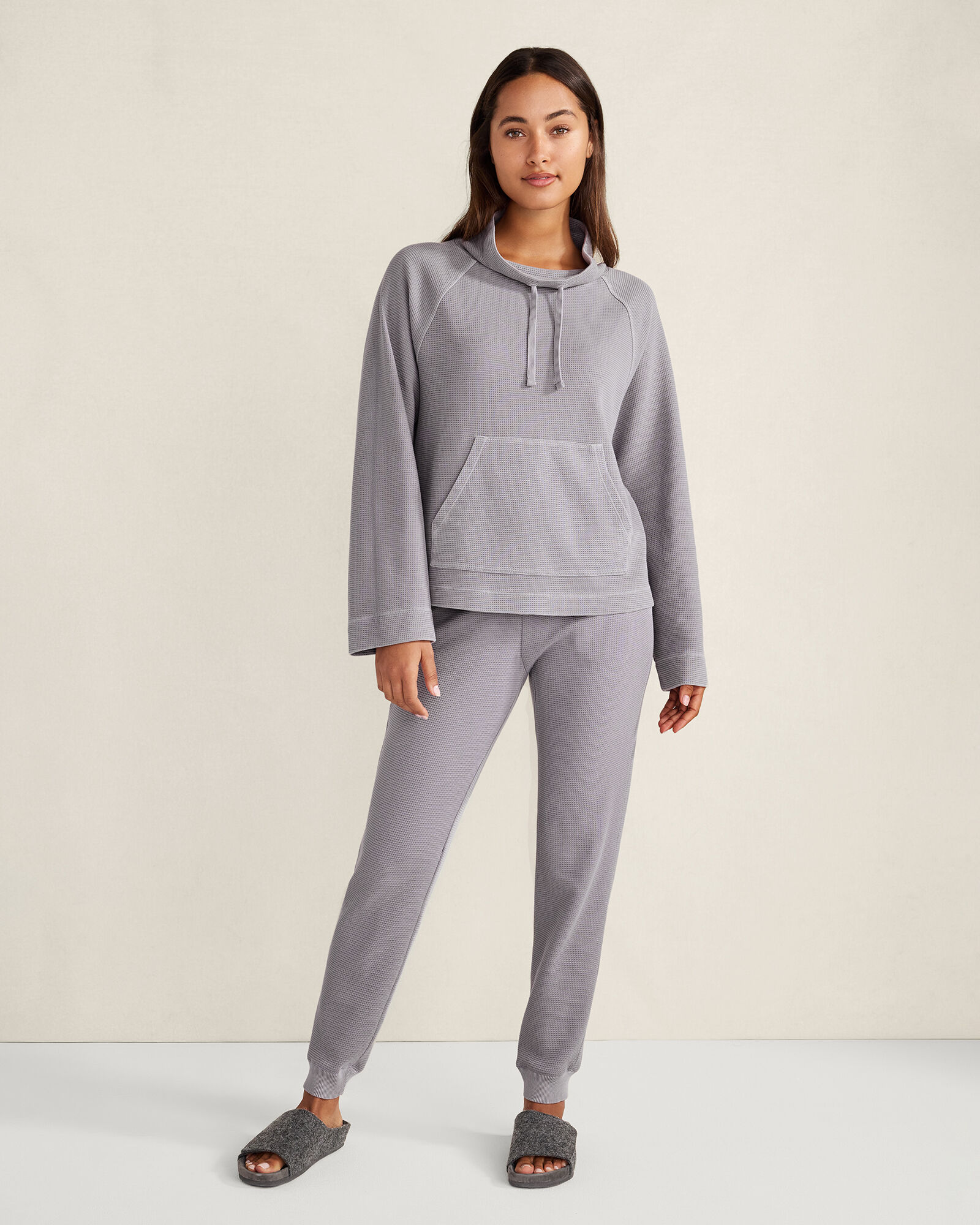 Garment-Dyed Organic Cotton Waffle Knit Joggers | Haven Well Within