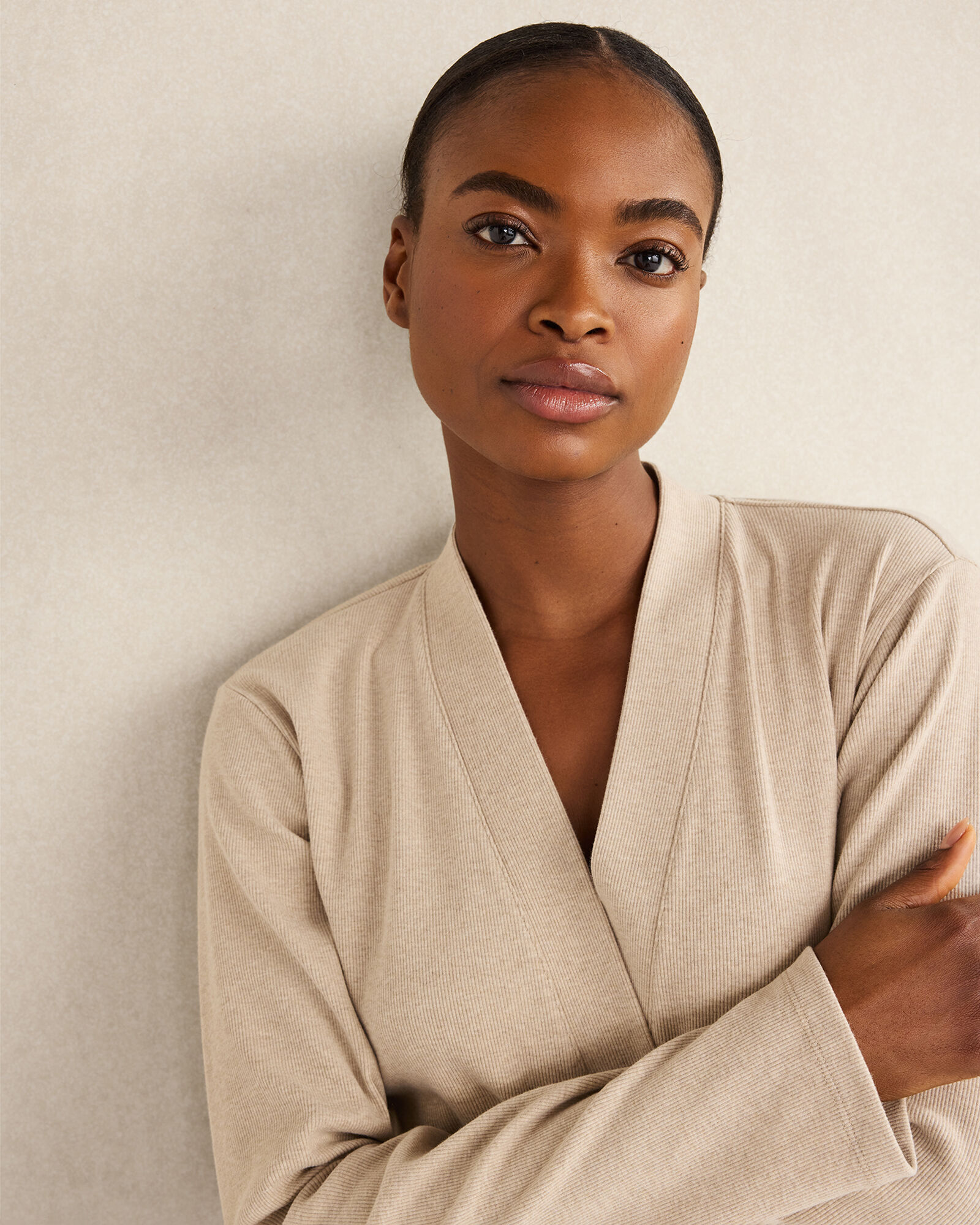 Organic Cotton Rib Knit Robe | Haven Well Within