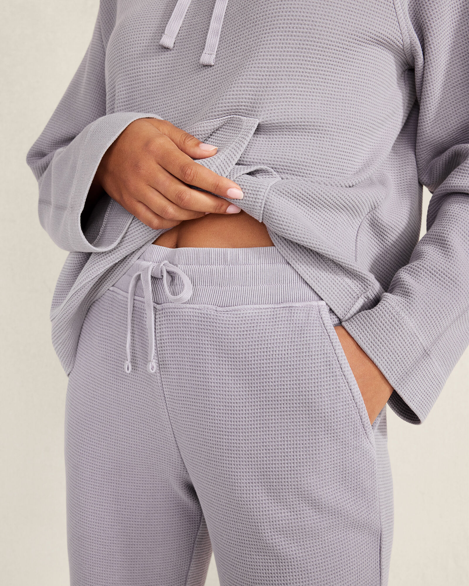 Garment-Dyed Organic Cotton Waffle Knit Joggers | Haven Well Within