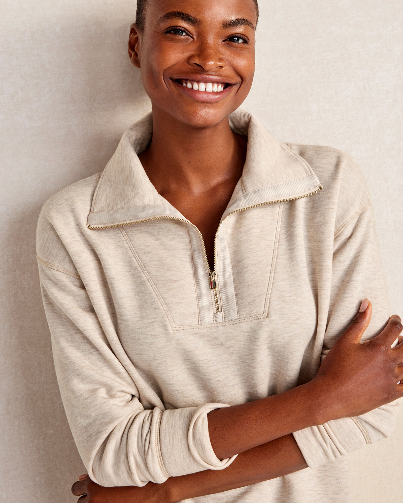 Fleece Half-Zip Dress | Haven Well Within Fleece Half-Zip Dress | Haven Well Within