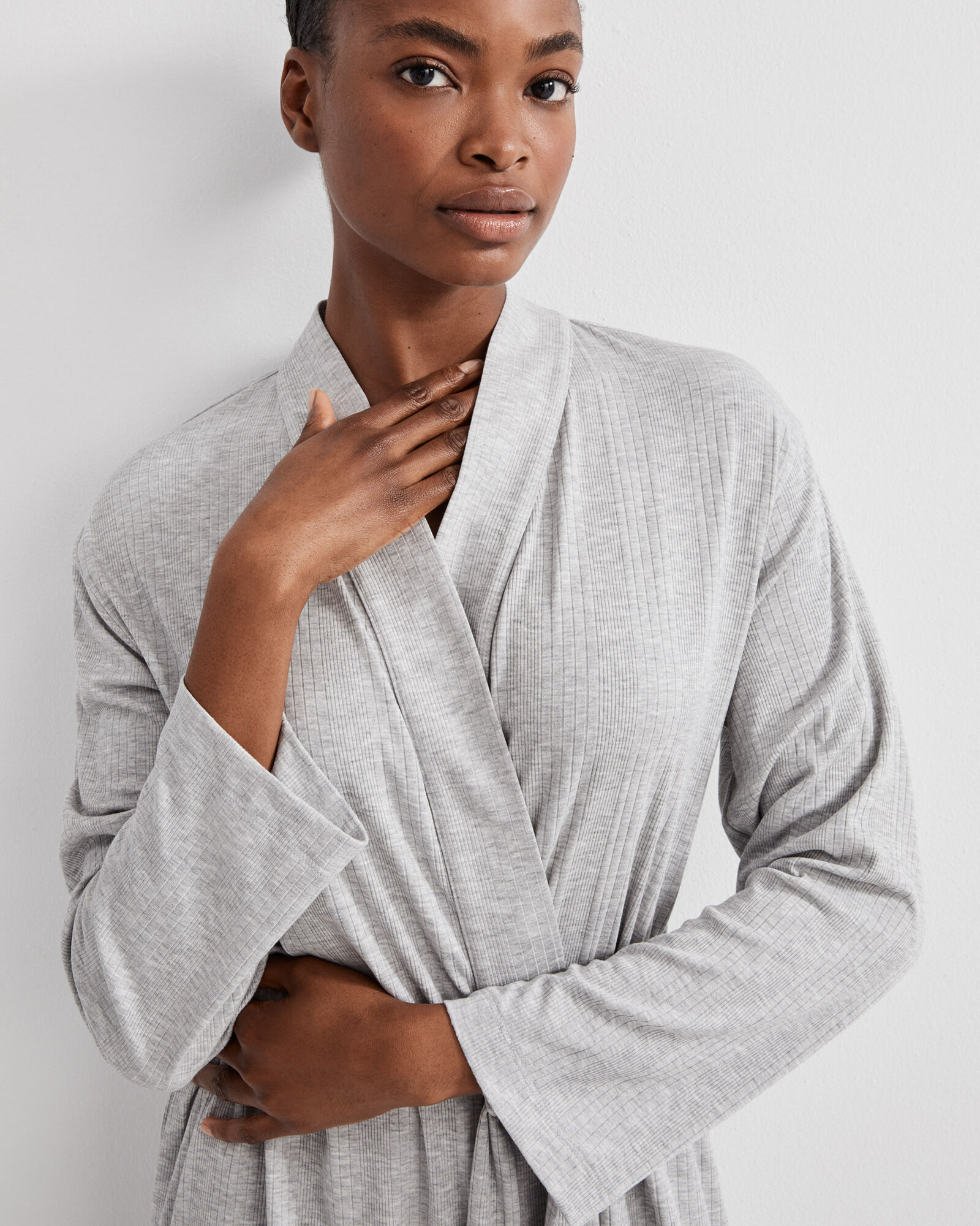 Rib Knit Modal Robe | Haven Well Within