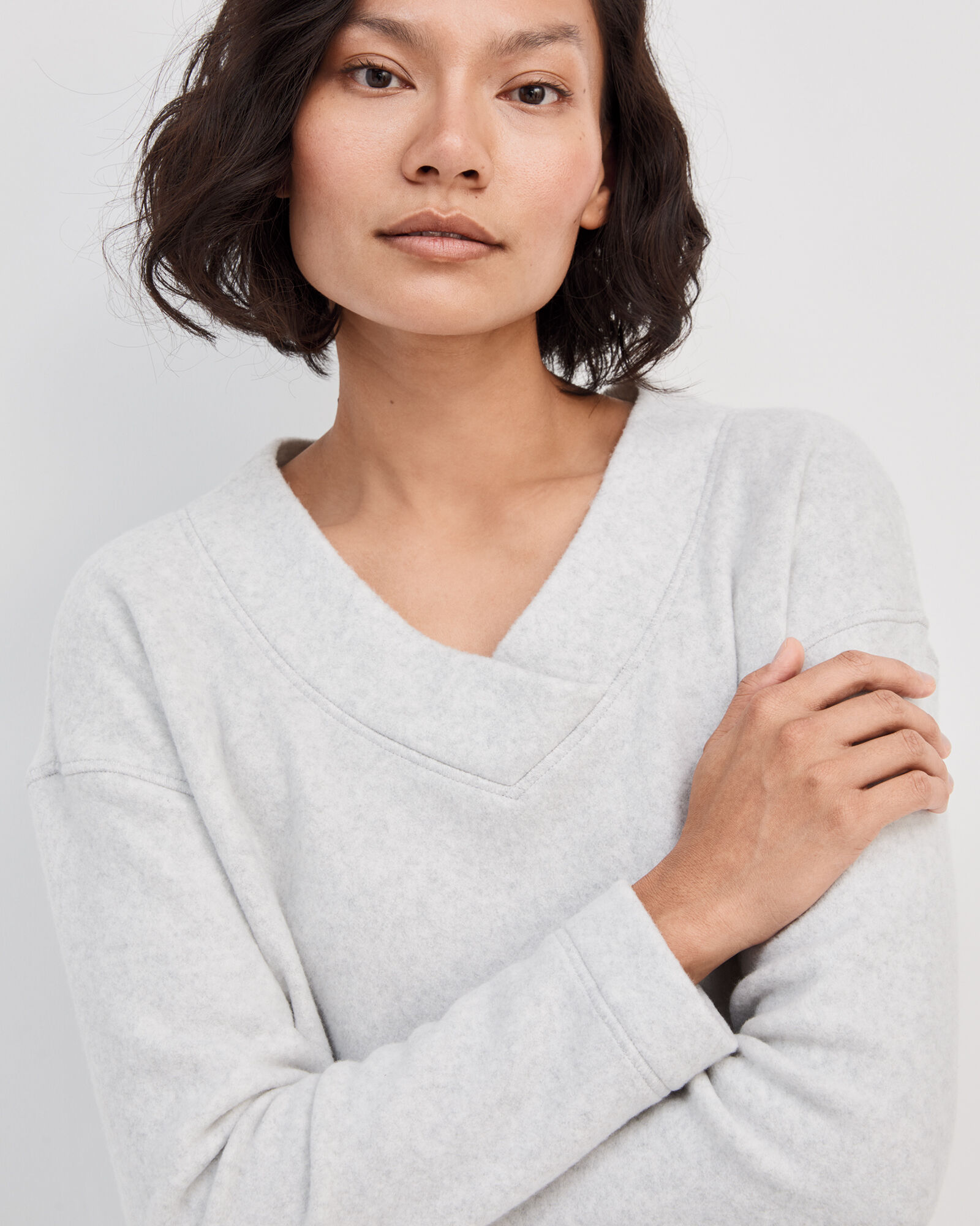 Comfort Fleece V-Neck | Haven Well Within