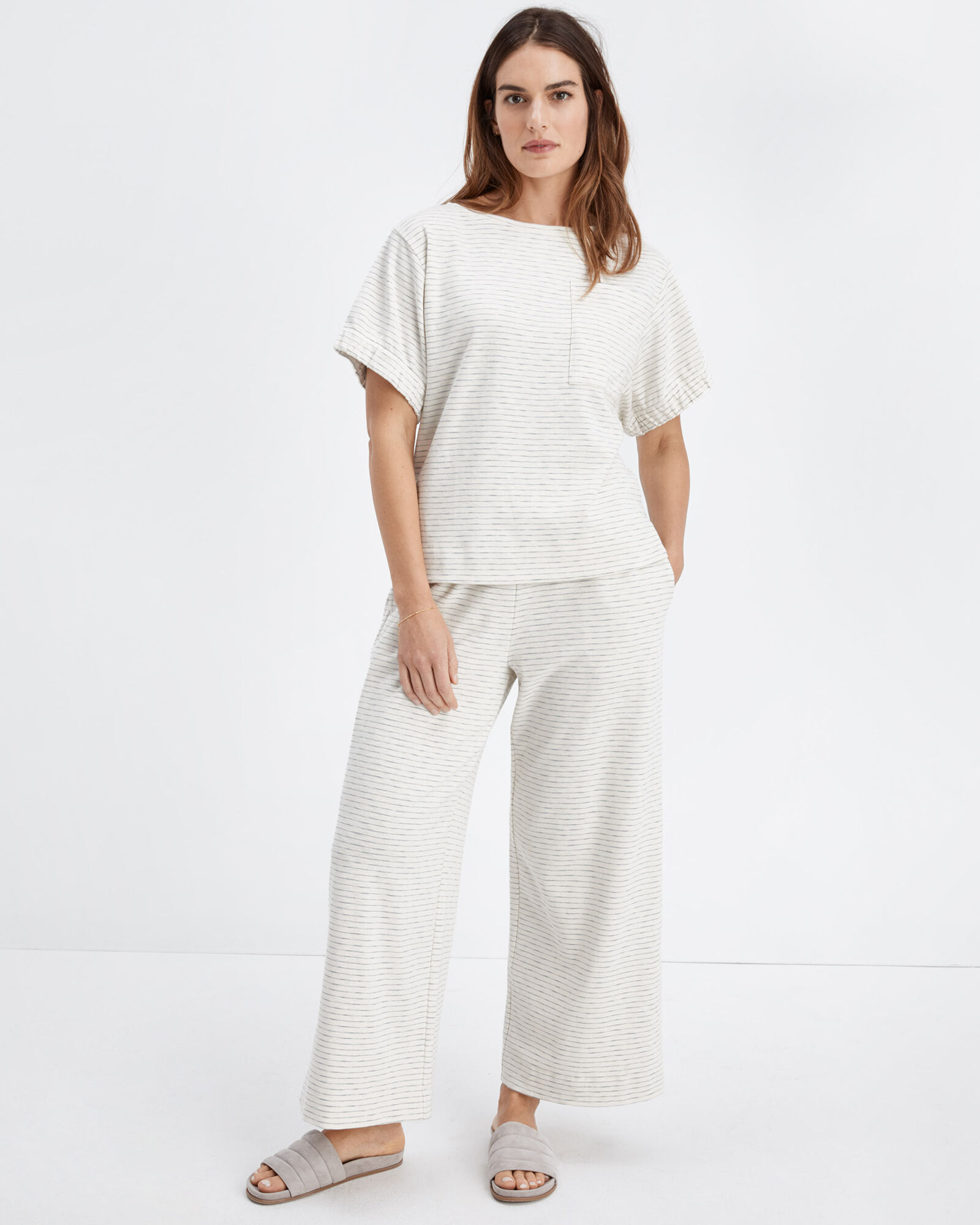 Short Sleeve Gathered Cuff Top | Haven Well Within