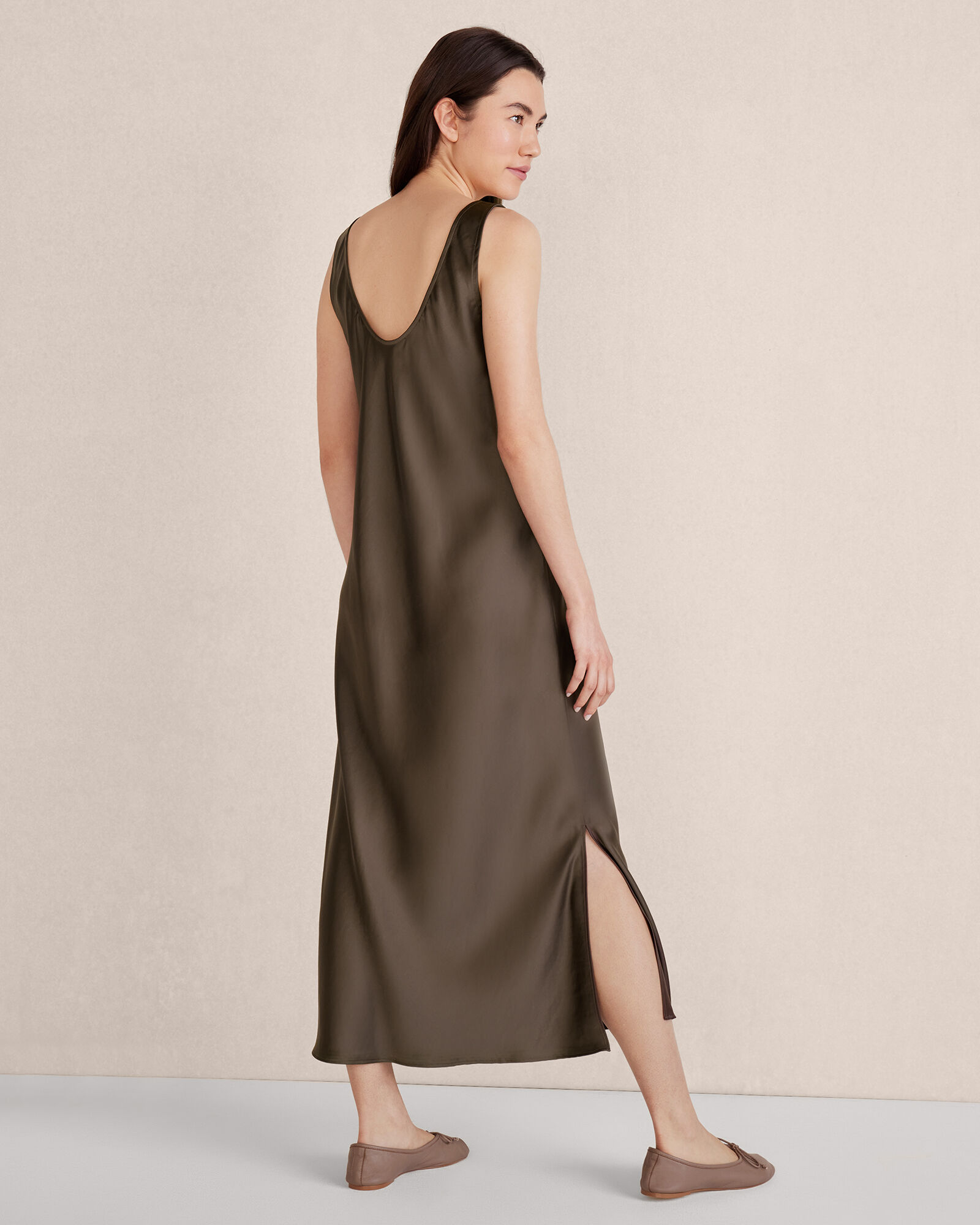 Flowy Bias Cut Midi Dress | Haven Well Within