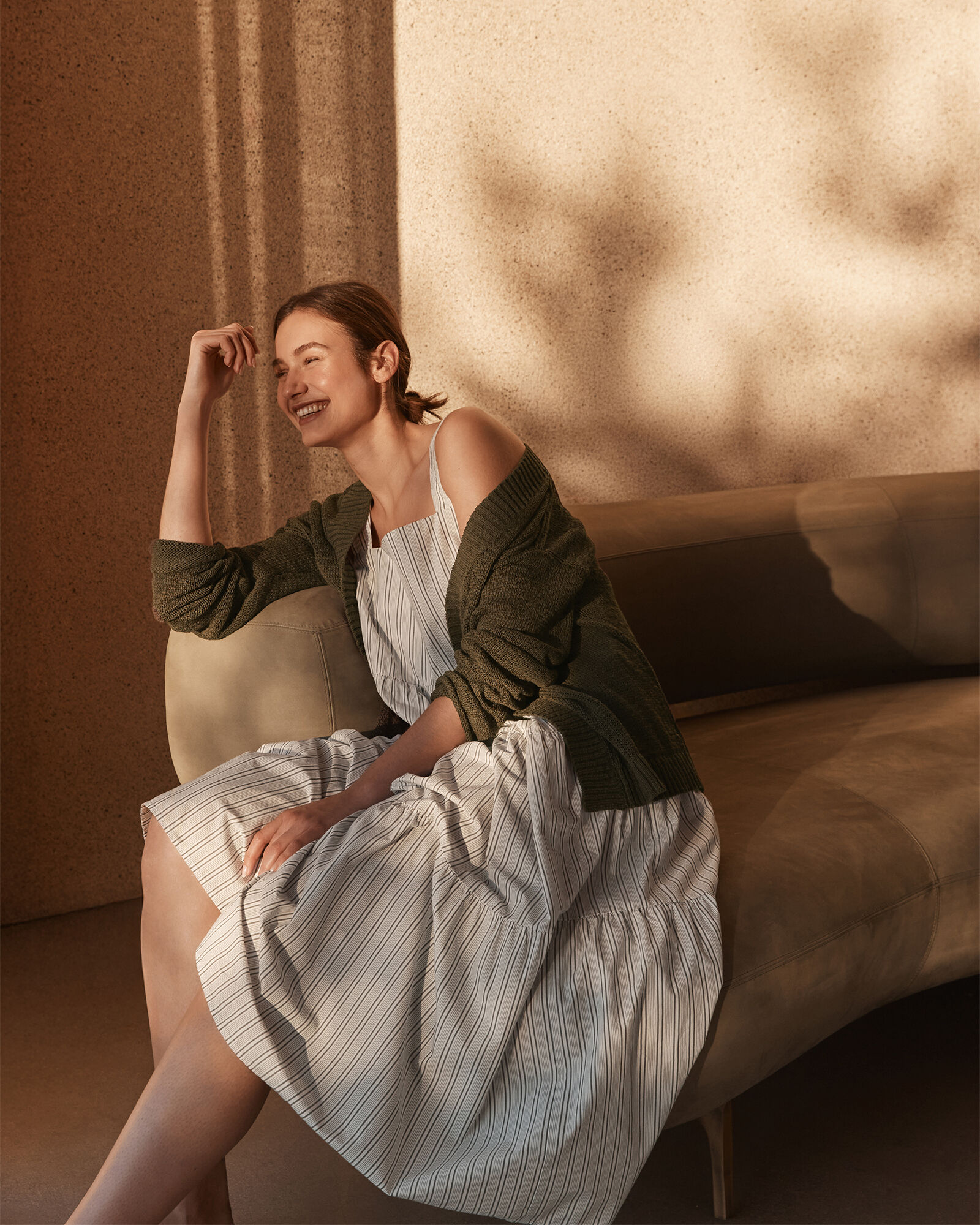 Organic Cotton Linen Tape Yarn Cardigan | Haven Well Within