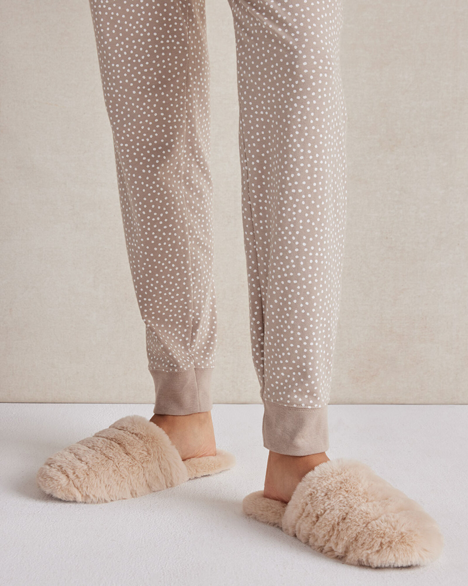 Faux Fur Channel Slippers | Haven Well Within