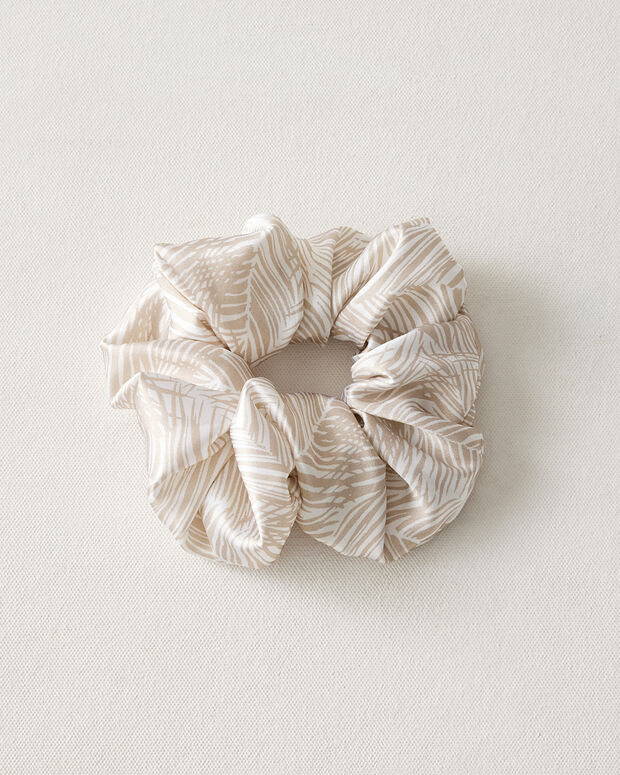 Washable Silk Fern Print Scrunchie | Haven Well Within