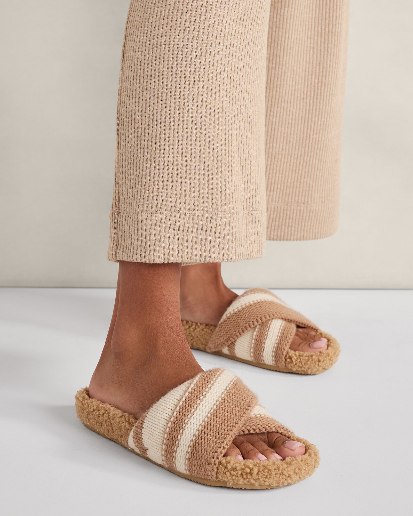 Twisted Sweaterknit Slides | Haven Well Within