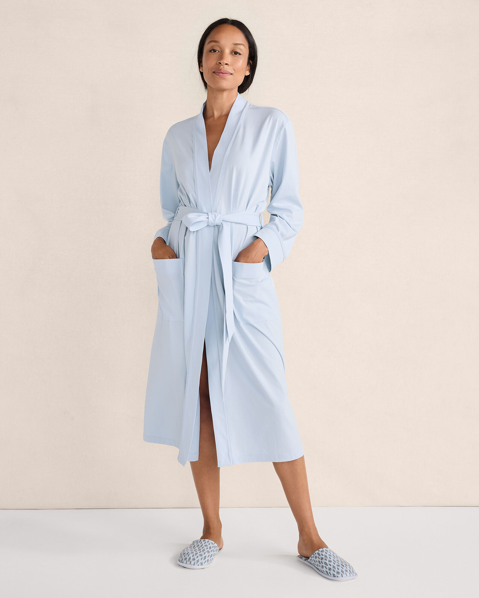 Organic Cotton Jersey Heather Robe | Haven Well Within