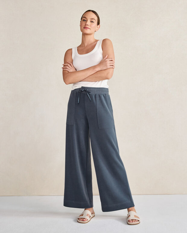 Balance Double-Knit Wide Leg Pants | Haven Well Within