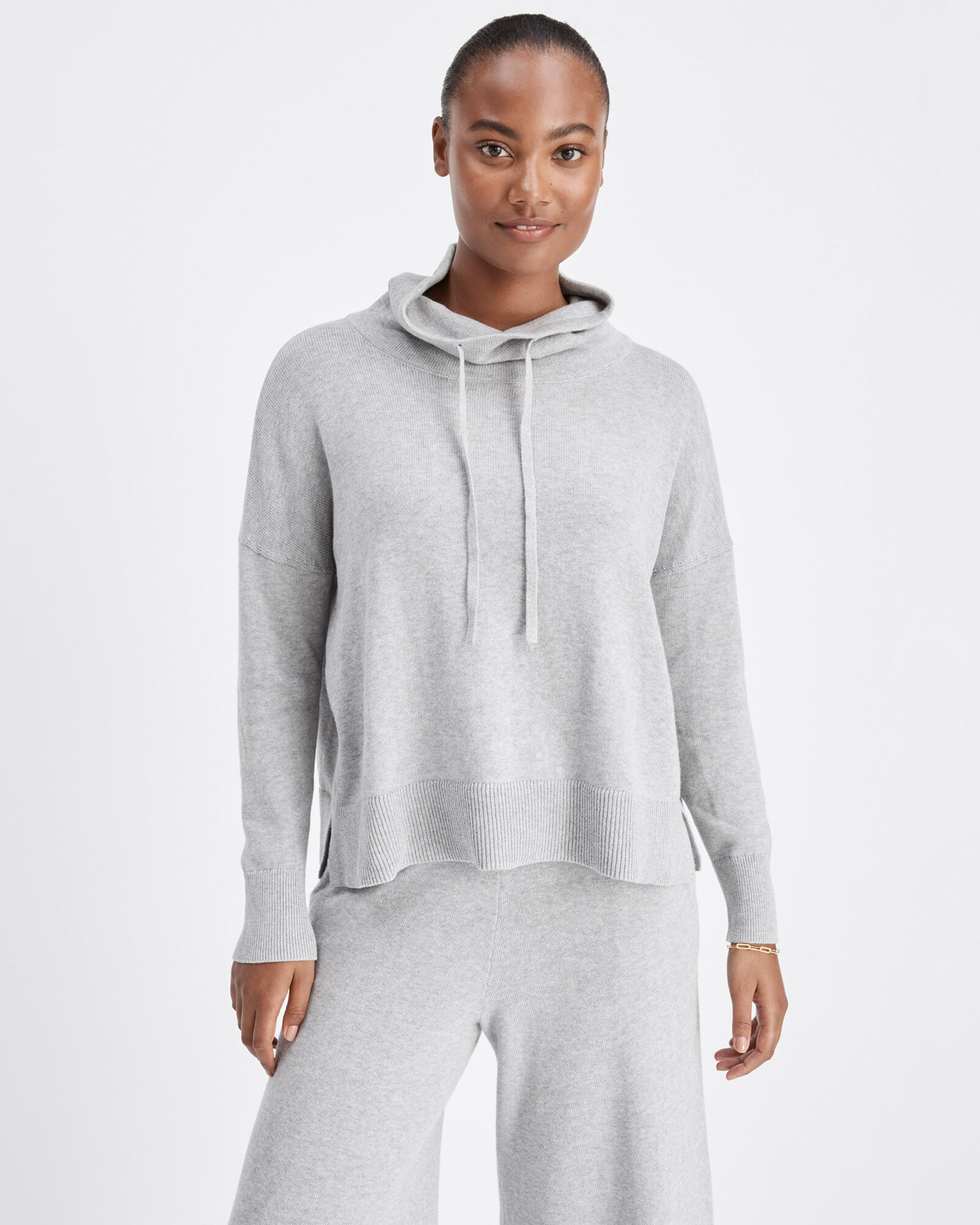 Cotton Cashmere Cowlneck Pullover | Haven Well Within